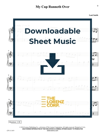 GIA Publications - My Cup Runneth Over - Piano Sheet Music (Digital ...