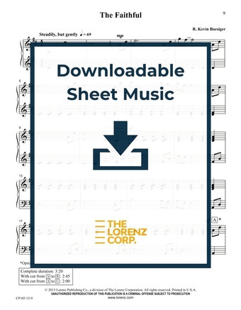 GIA Publications - The Faithful - Piano Sheet Music (Digital download)
