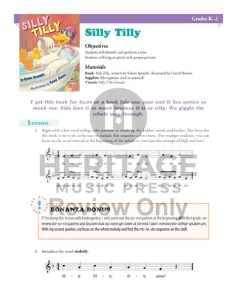 GIA Publications - Silly Tilly - Classroom Lesson/Activity (Digital ...