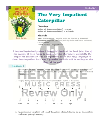 GIA Publications - The Very Impatient Caterpillar - Classroom Lesson ...