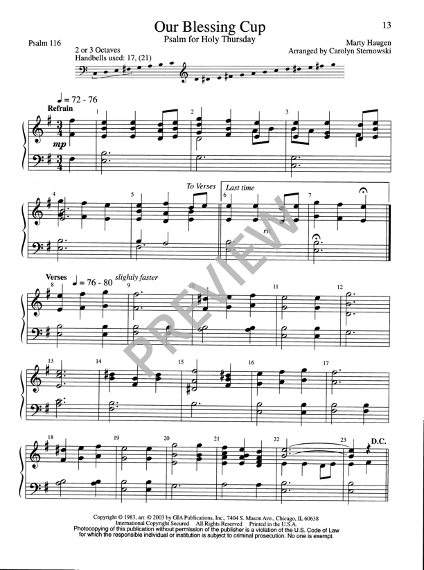 GIA Publications - Psalm 116: Our Blessing Cup