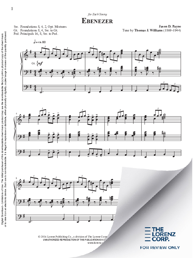 GIA Publications - Ebenezer - Organ Sheet Music (Digital download)