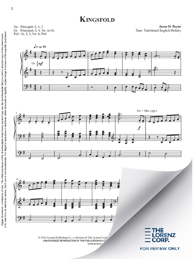 GIA Publications - Kingsfold - Organ Sheet Music (Digital download)