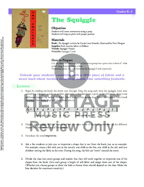 GIA Publications - The Squiggle - Classroom Lesson/Activity (Digital ...