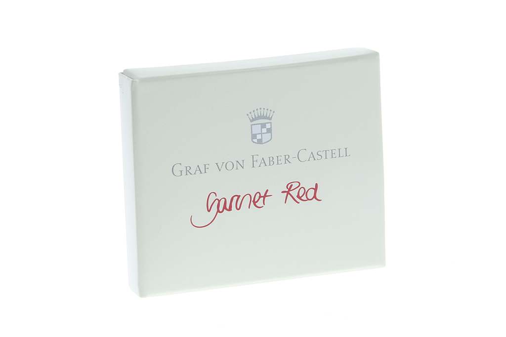 Faber Castell Refill Box of 6 Garnet Red Fountain Pen Cartridge - Goldspot