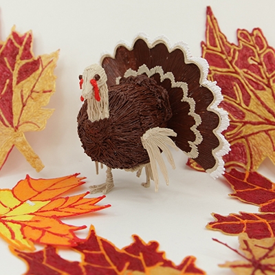 Thanksgiving Turkey 3D Pen Stencil - 3Doodler