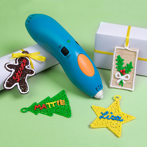 Holiday Gift Tags 3D Pen Stencil - 3Doodler