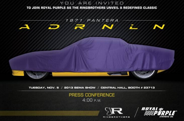Ringbrothers Unveil Their 1971 De Tomaso Pantera at SEMA 2013 | HRE ...