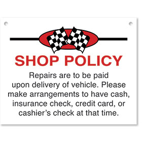 Automotive Shop Signs & Banners | I/D/E/A Auto Repair