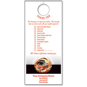 Automotive Hang Tags (Auto Service Hang Tags) | I/D/E/A Auto Repair