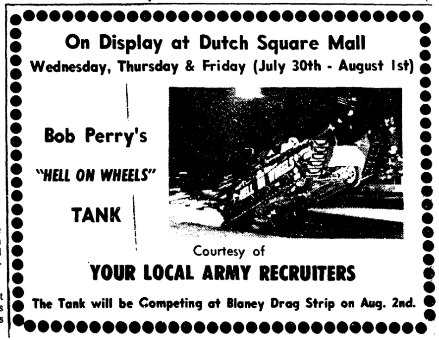 On Display at Dutch Square Mall – Kershaw County, South Carolina History