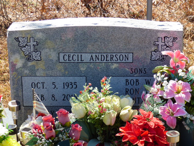 Cecil Anderson – Kershaw County, South Carolina History