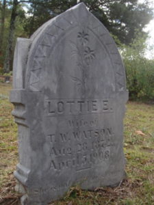 Charlotte Estelle “Lottie” Moore Watson – Kershaw County, South ...