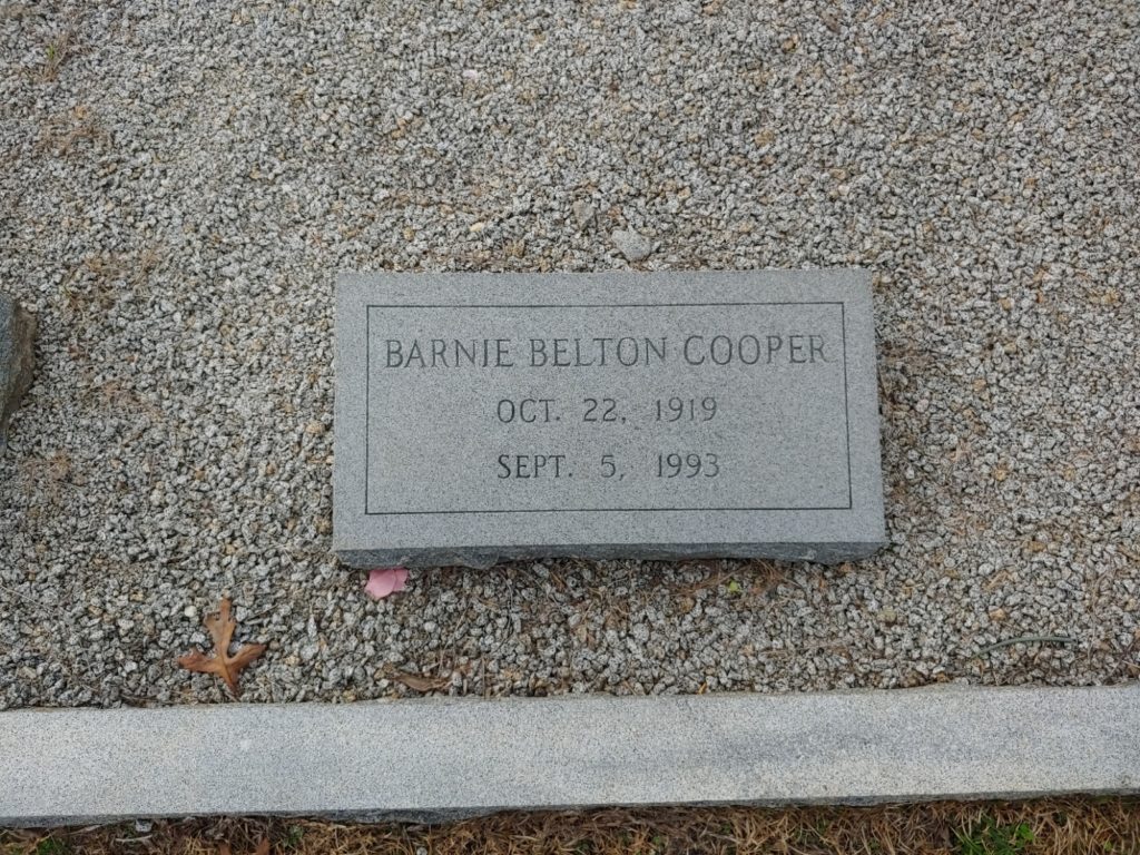 Barney Belton Cooper Jr – Kershaw County, South Carolina History