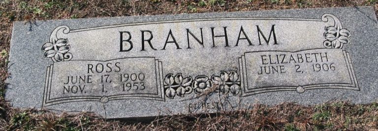 Elizabeth Watts Branham – Kershaw County, South Carolina History