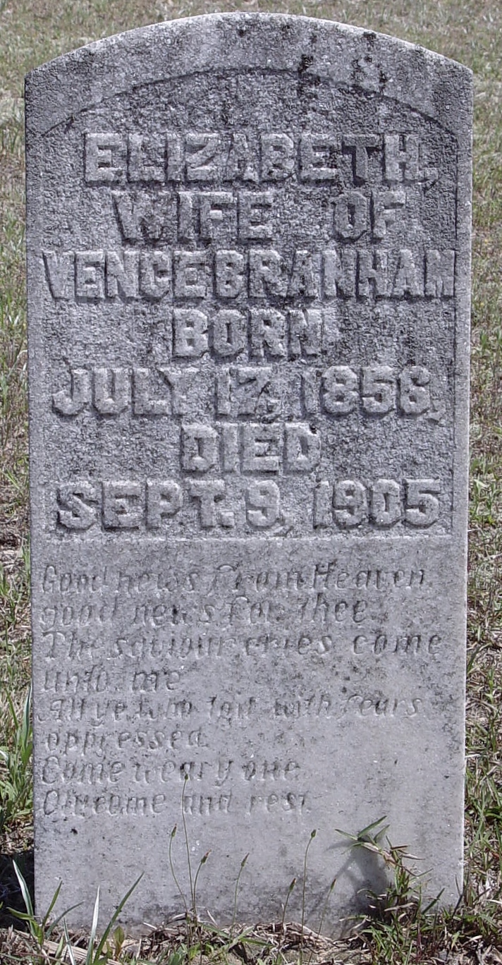 Elizabeth Ann Kelly Branham – Kershaw County, South Carolina History