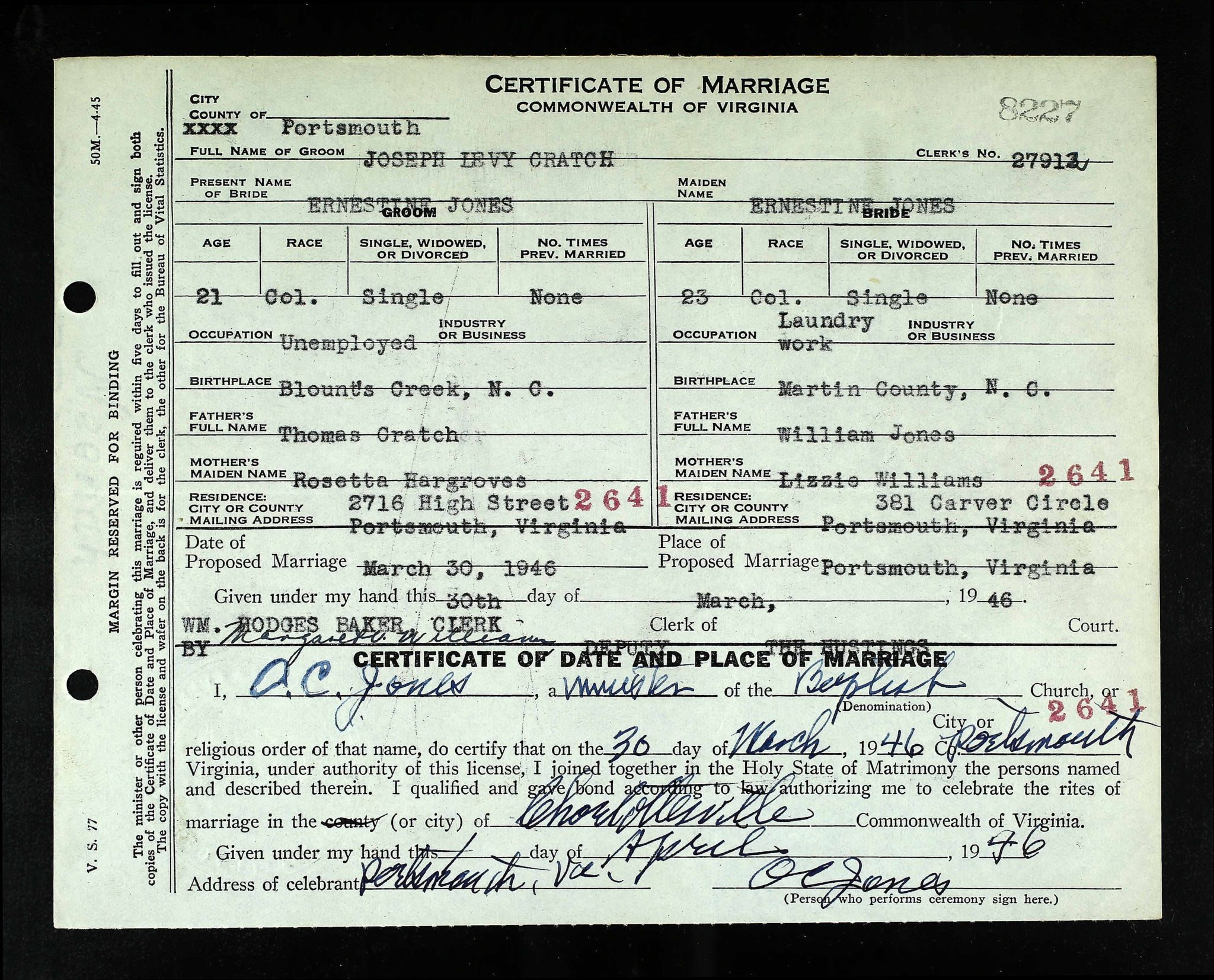 Joseph Levy Cratch – Kershaw County, South Carolina History