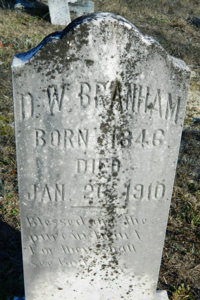 David Wiley “DW” Branham – Kershaw County, South Carolina History