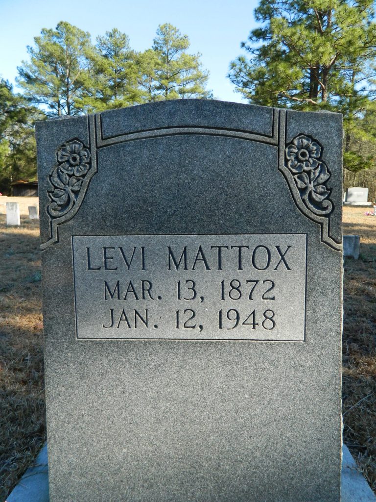 Levi Washington Mattox – Kershaw County, South Carolina History