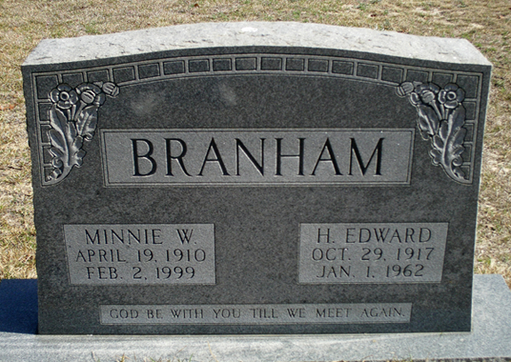 Harold Edward Branham – Kershaw County, South Carolina History