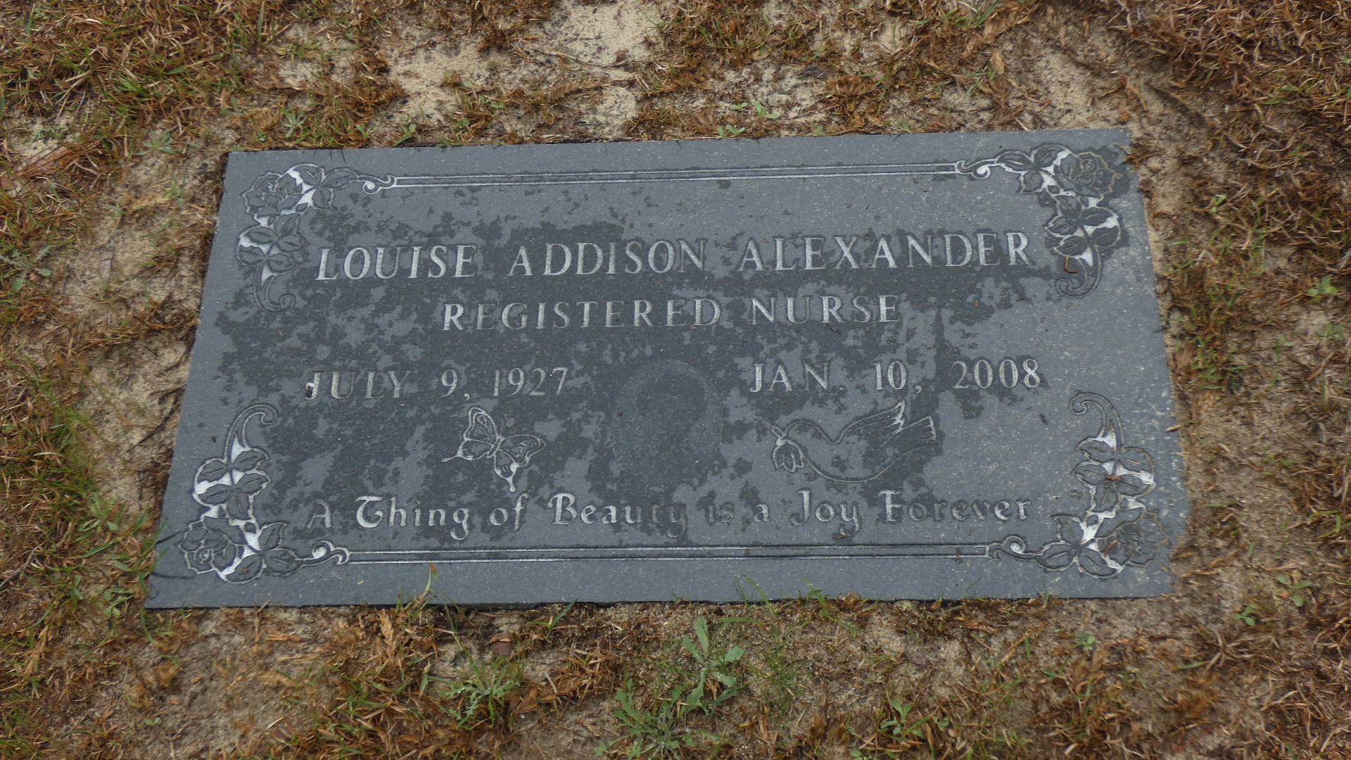 Louise Addison Alexander – Kershaw County, South Carolina History