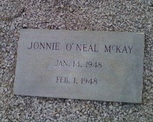 Jonnie O’Neal McKay – Kershaw County, South Carolina History