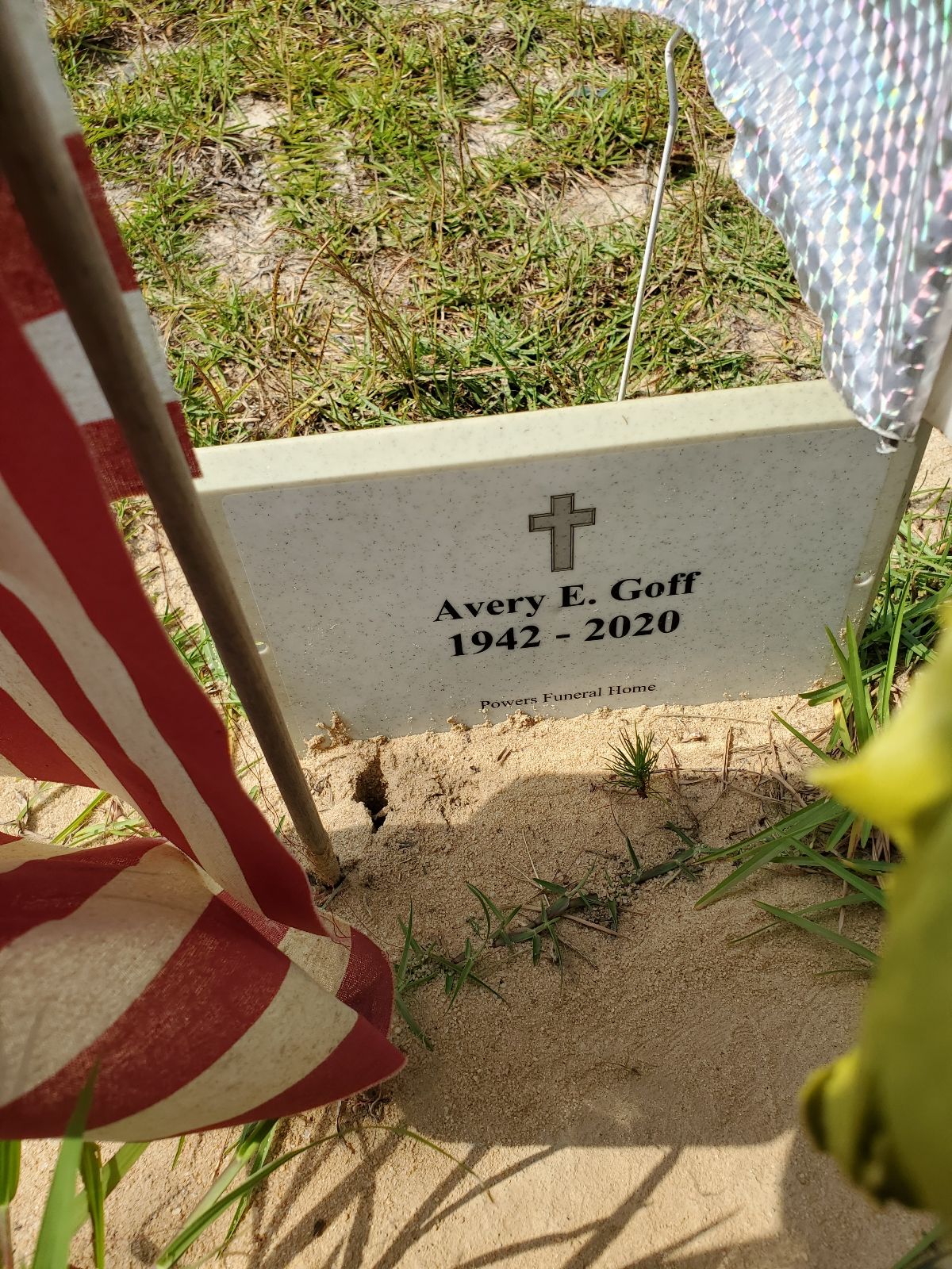 Avery Edward Goff – Kershaw County, South Carolina History