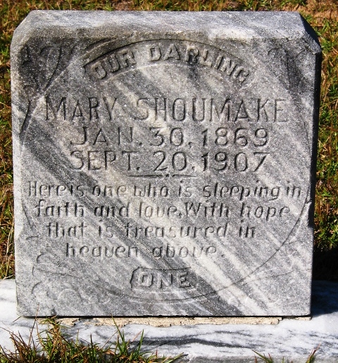 Mary Elizabeth Ellis Shoumake – Kershaw County, South Carolina History