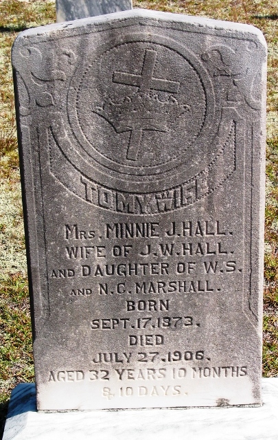 Minnie J Marshall Hall – Kershaw County, South Carolina History