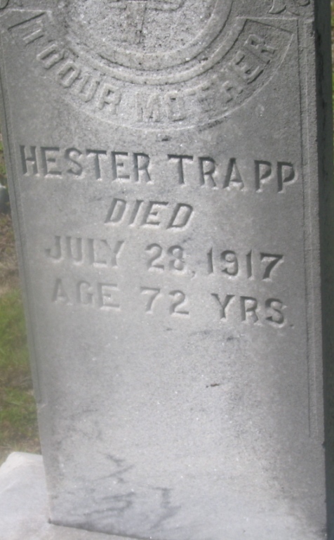 Hester Ann Reynolds Trapp – Kershaw County, South Carolina History