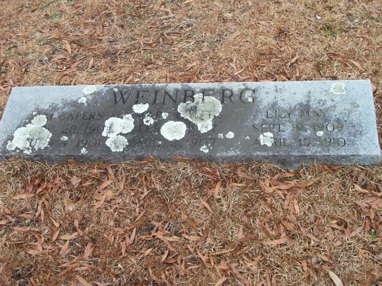 Mary Capers Weinberg – Kershaw County, South Carolina History