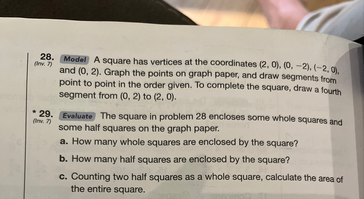 [answered] Model A Square Has Vertices At The Coordinates 2 Helloexpert