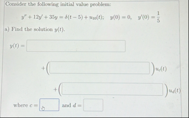 [Answered] Consider the following initial value problem: y ' ' 1 2 | HelloExpert