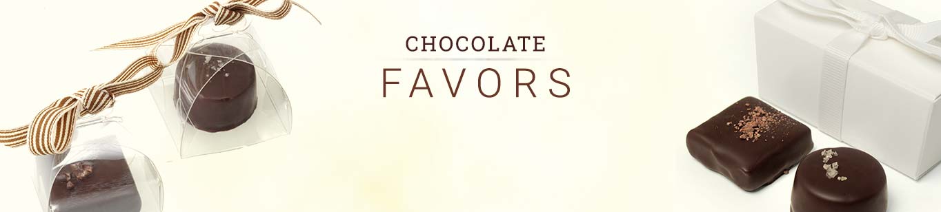 Gourmet Chocolate Favors : John and Kira's Chocolates