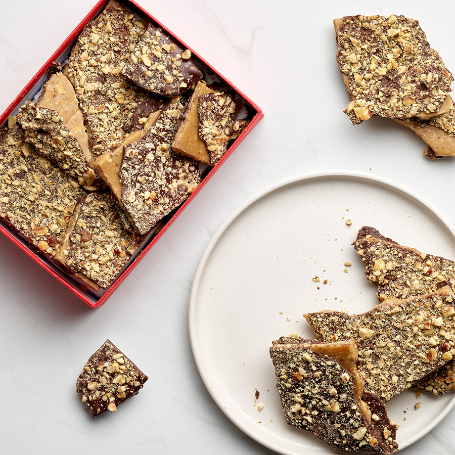 Hazelnut Toffee - John and Kira's Chocolates