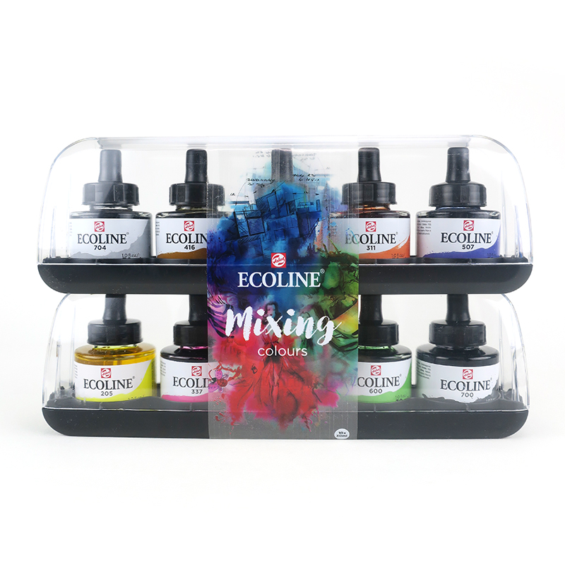 Ecoline Liquid Watercolor Set of 10, Color Ink: John Neal Bookseller