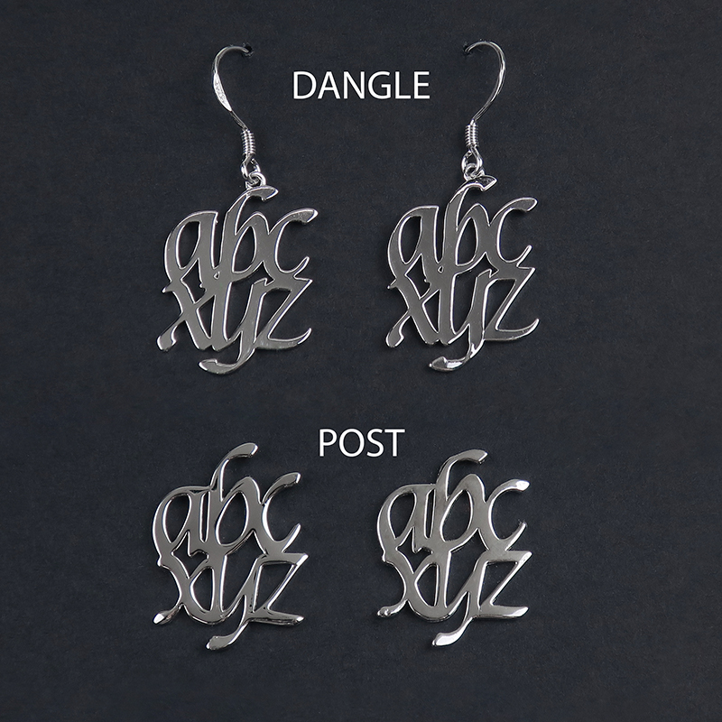 ABC-XYZ Earrings, Apparel: John Neal Bookseller