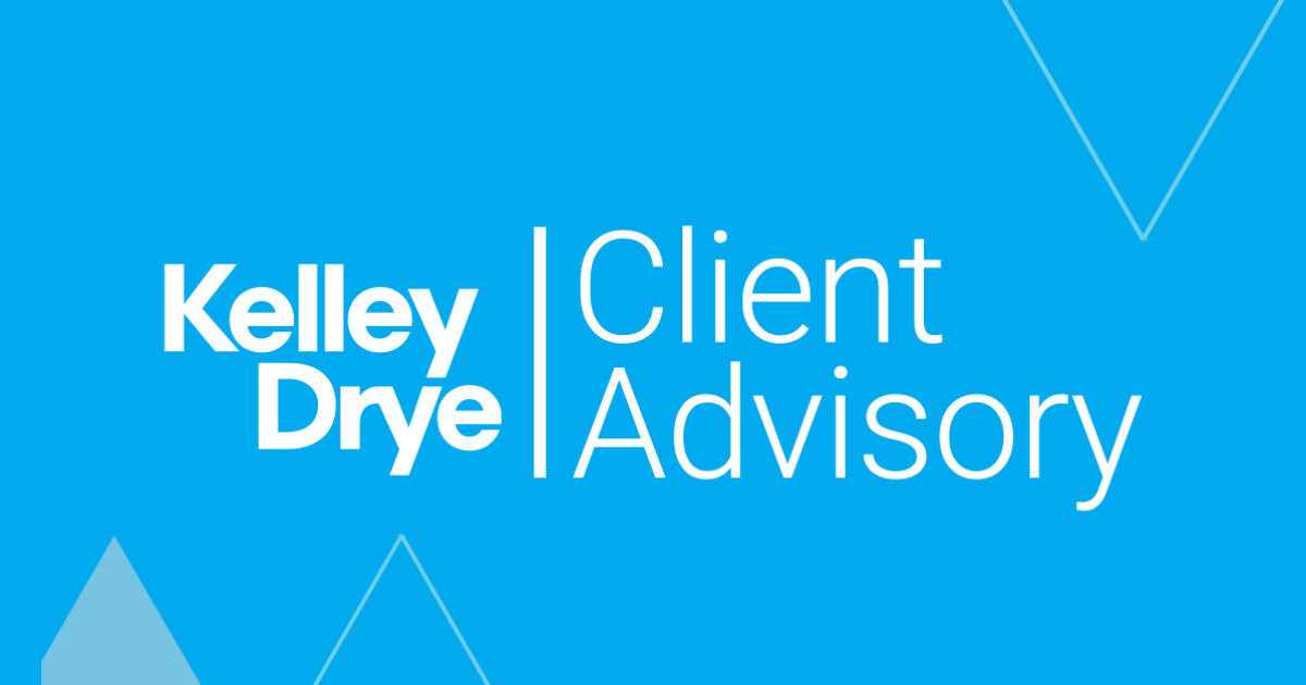 What’s in the Newly Enacted One Big… | Kelley Drye & Warren LLP