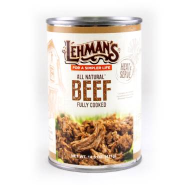 Canned Beef, All Natural Meats | Lehman's