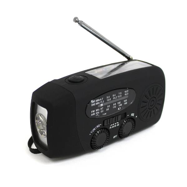 Emergency AM/FM Radio and Flashlight, Solar | Lehman's