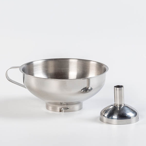 Stainless Steel Funnel with Removable Spout | Lehman's