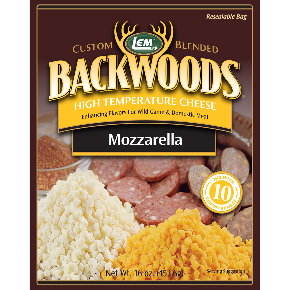 Backwoods High Temperature Mozzarella Cheese| LEM Products