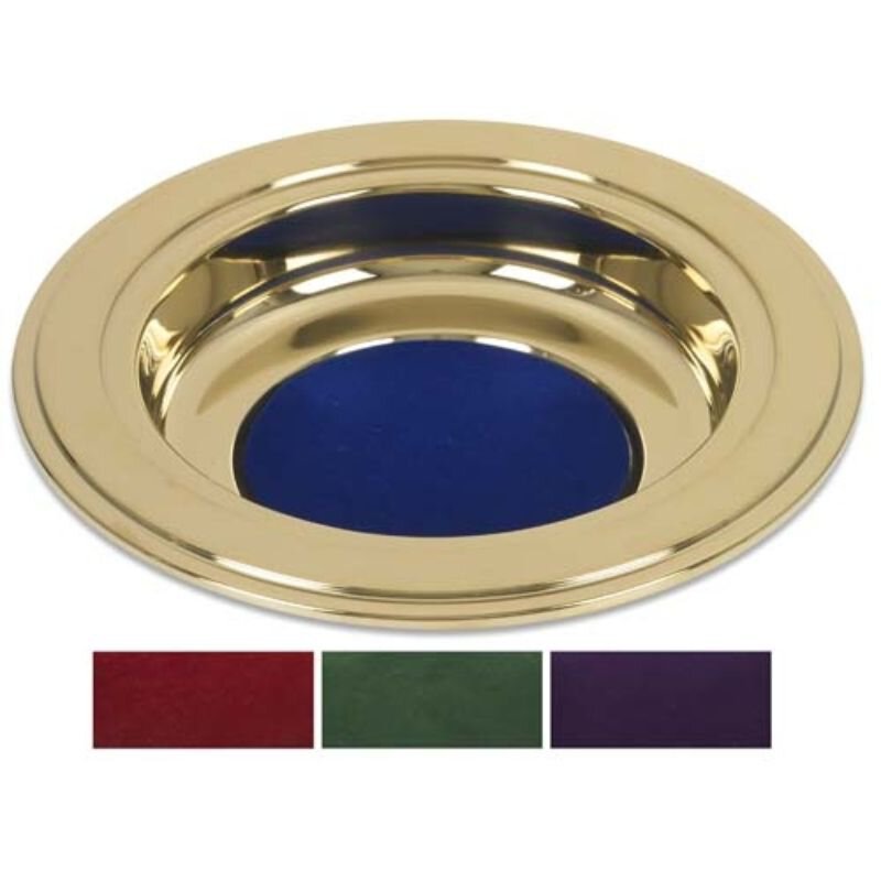 Brass Tone Offering Plate, Worship Supplies: Living Grace Catalog