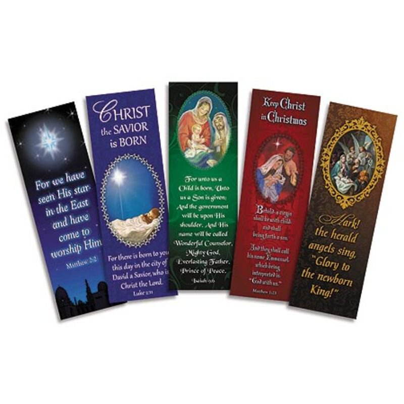 Christmas Bookmark Assortment - 100/pk, Christmas: Living Grace Catalog