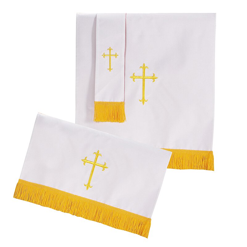 Set of 3 Reversible Paraments: Red/White - Paraments