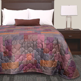 Trevira Cornerstone Quilted Polyester Hotel Bedspreads | LodgMate