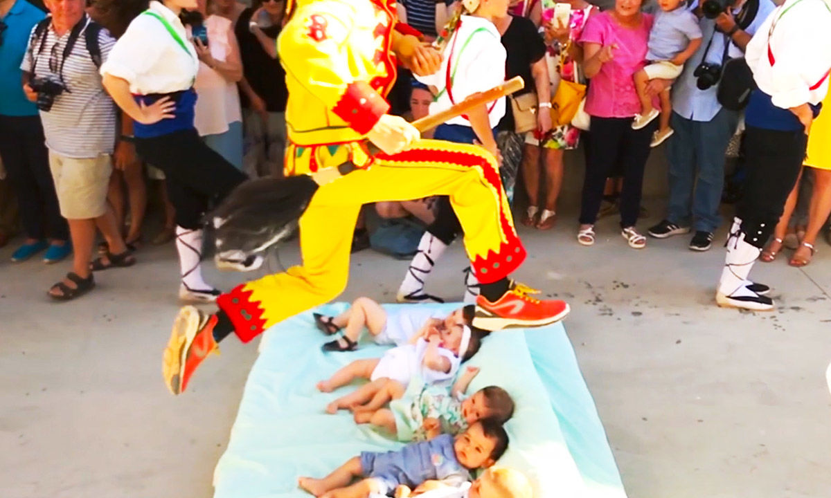How to experience Spain's baby jumping festival - Matador Network