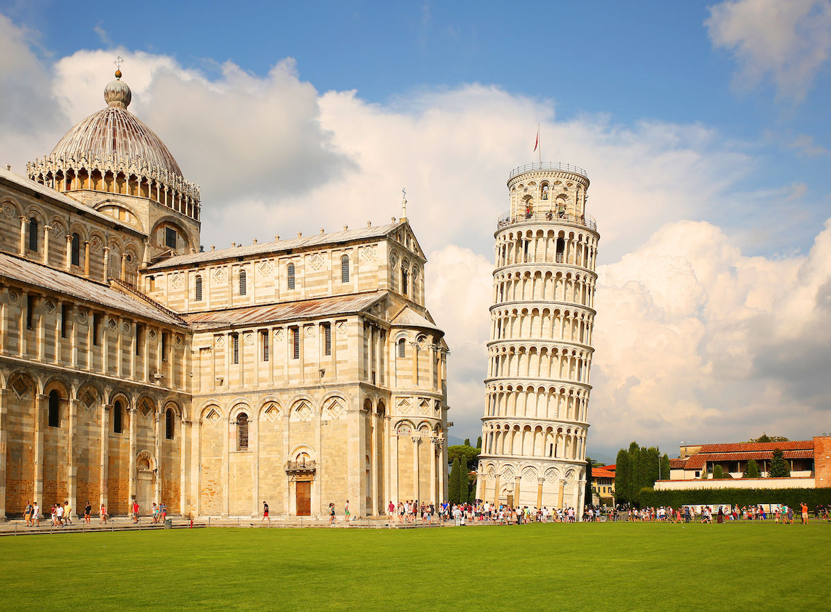 The Leaning Tower of Pisa is an inch-and-a-half straighter than before