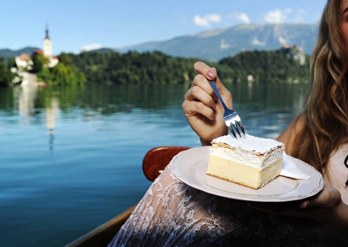 Lake Bled in Slovenia makes the world’s best cream cake