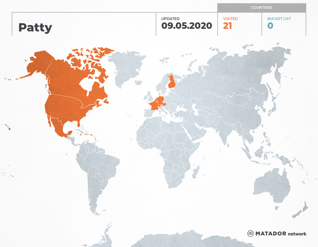Patty’s Travel Map – Matador Network